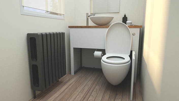 Hidealoo – Revolutionary Retractable Toilet Pan System