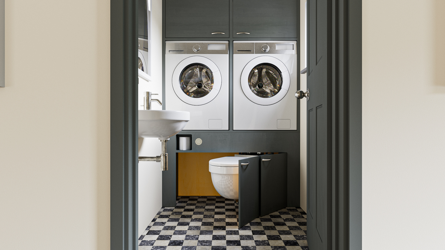 How To Maximise Your Small Utility Room With A Toilet - Hidealoo