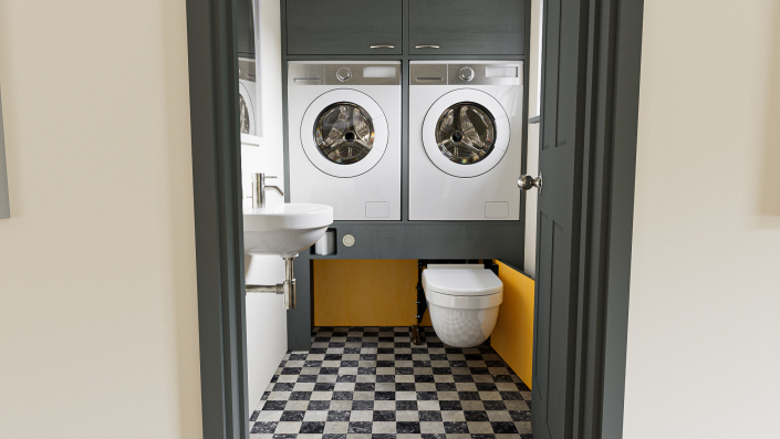 How To Maximise Your Small Utility Room With A Toilet - Hidealoo